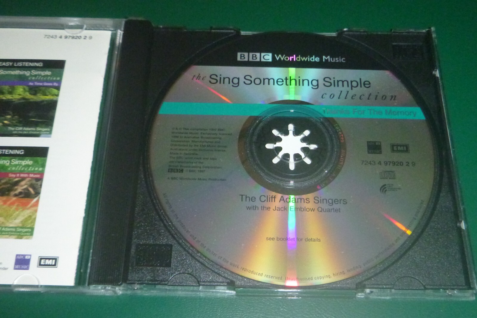 Sing Something Simple Collection -Thanks for The Memory CD Ex ABC Radio ...