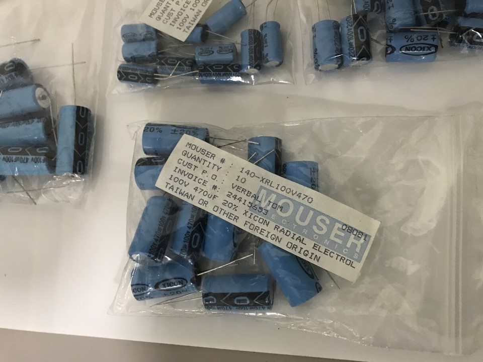 Mouser Electronics Capacitors Aluminum Electrolytic Radial (Mixed Lot ...