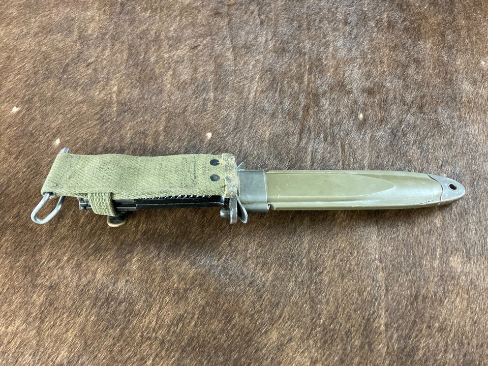 Post-WWII US Army MILPAR COL M5A1 Bayonet for M1 Garand Rifle with M8A1 ...