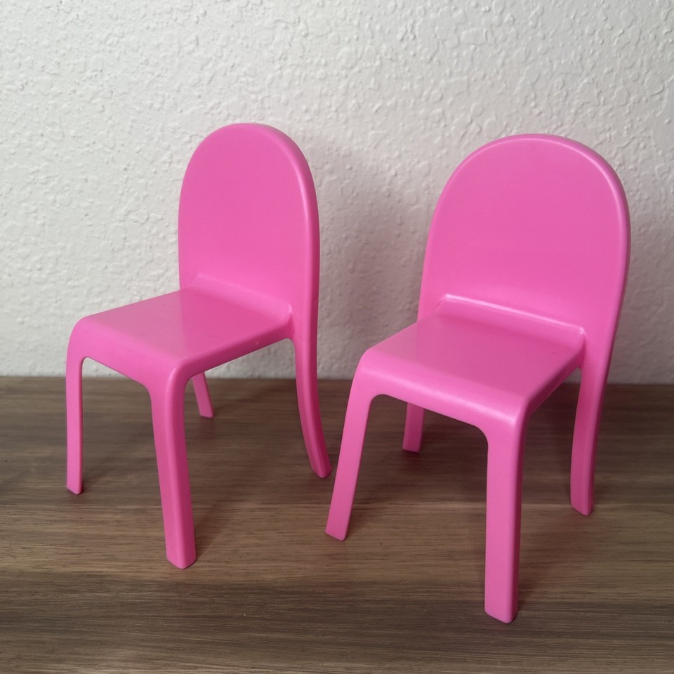 2018 Mattel Barbie Dream House Replacement Table, 4 Chairs | eBay