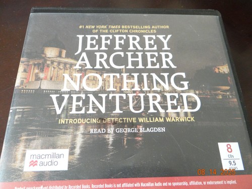 Jeffrey Archer CD Audiobook Nothing Ventured - intro of Detective W ...