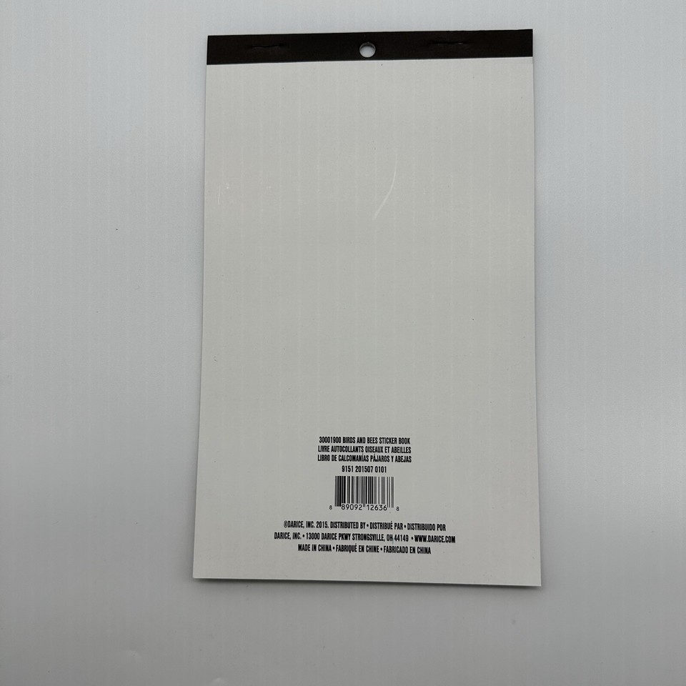 Kid's Valentine's Day Sticker Book Darice Birds & Bees Hearts 194 Craft ...