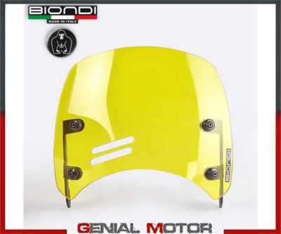 Biondi Windshield Giallo 8010443 for Royal Enfield Scram 411 2022 ...
