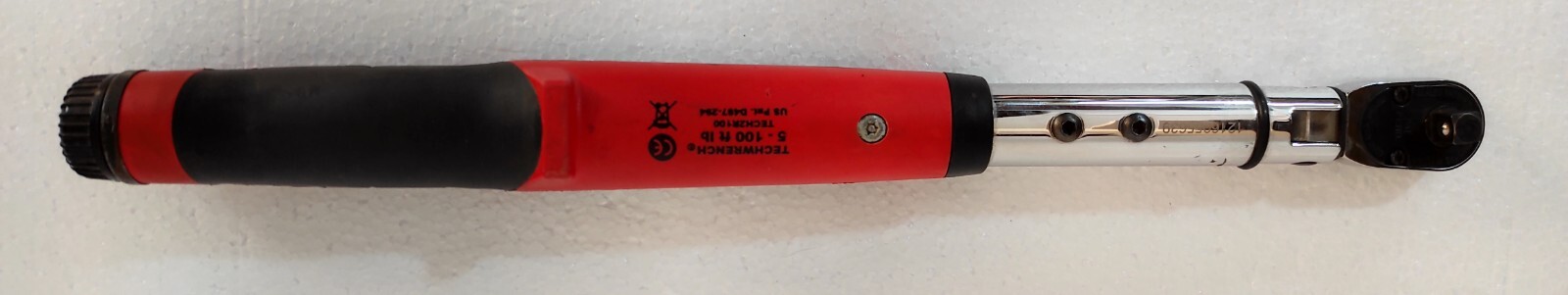 Snap-on TECH2R100 Torque Wrench Techwrench Flex Ratchet 3/8" Drive for ...