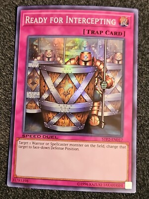 Yu-Gi-Oh! TCG Speed Duel Ready for Intercepting STP2-EN017 Super Rare ...