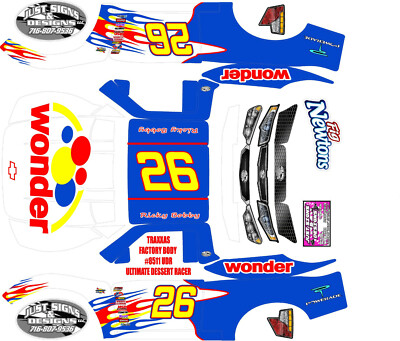 TRAXXAS UDR ULTIMATE DESERT RACER RICKY BOBBY Theme wrap decals ...