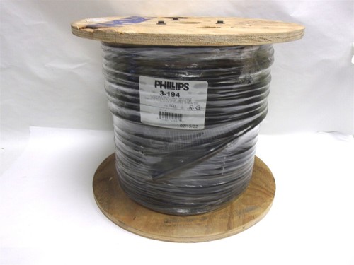 3-194 NEW PHILLIPS DURAFLEX BULK TRAILER CABLE 4 CONDUCTOR 14 GAUGE 500 ...