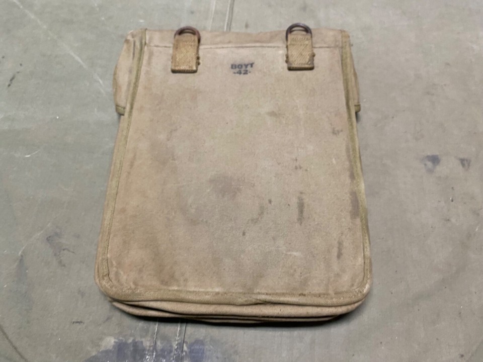 ORIGINAL WWII US ARMY INFANTRY M1938 OFFICER NCO MAP CARRY CASE-BOYT ...