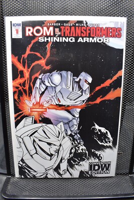 ROM vs Transformers Shining Armor #1 IDW Convention Edition RE Variant ...