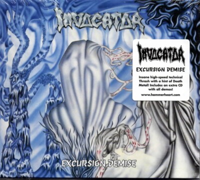 INVOCATOR-EXCURSION DEMISE-DOUBLE CD-REISSUE-O-CARD-thrash-metal-dark ...