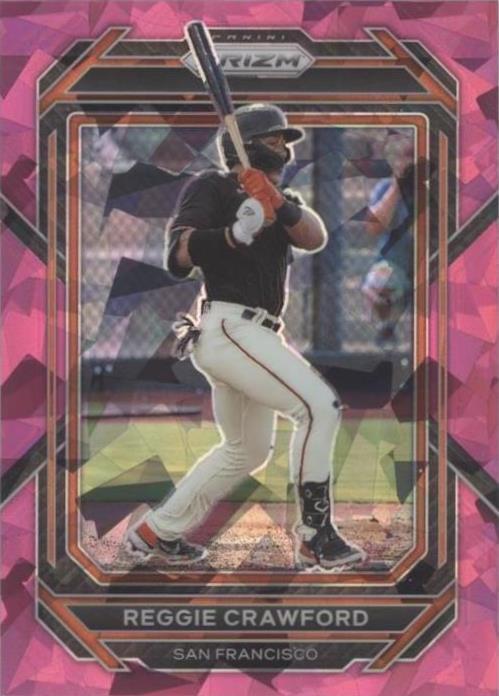 2023 Panini Prizm - Reggie Crawford #174 Pink Ice Prizm (RC) for sale ...