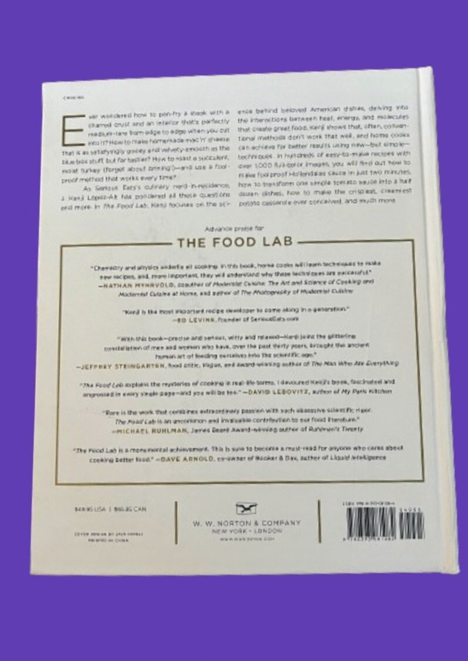 The Food Lab : Better Home Cooking Through Science by J. Kenji Lopez ...
