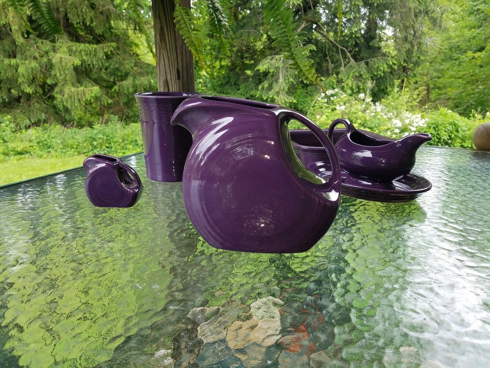 LARGE DISK PITCHER mulberry purple FIESTAWARE FIESTA 67 OZ new | eBay