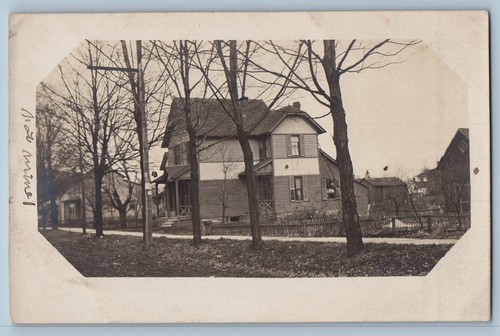 Savona New York NY Postcard RPPC Photo Victorian House Scene Street ...