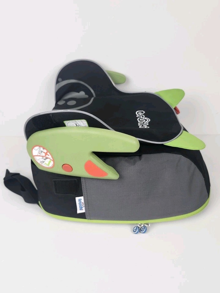 Trunki Boostapak Travel Backpack Booster Car Seat Green Blk Booster ...