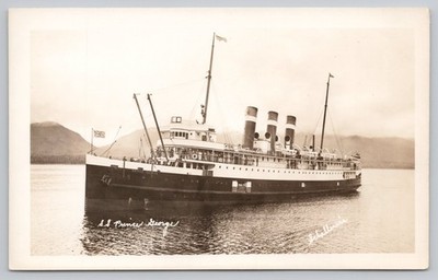 SS Prince George Alaska Steamship Schallerer RPPC Postcard | eBay
