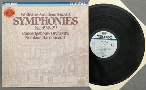 T789 Mozart Symphonies No.39 & 29 Harnoncourt Teldec 6.43107 AZ Digital ...