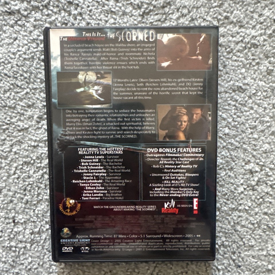 The Scorned (DVD, 2006) 2 DISC COLLECTOR'S EDITION Signed By Jonny ...