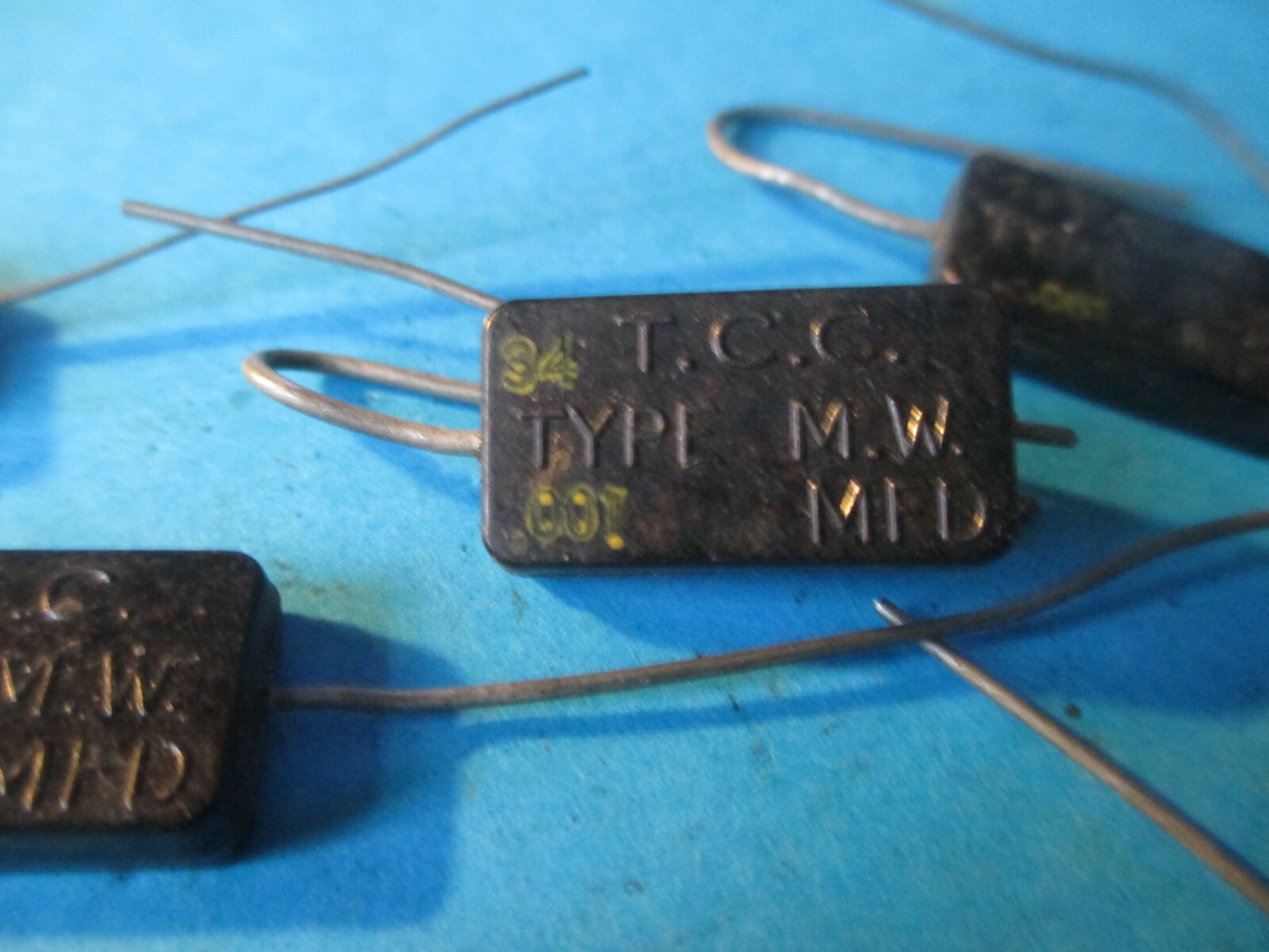 TCC SILVERED MICA CAPACITOR. TYPE M.W. 0.001uF. 1 PIECE. N.O.S. | eBay UK