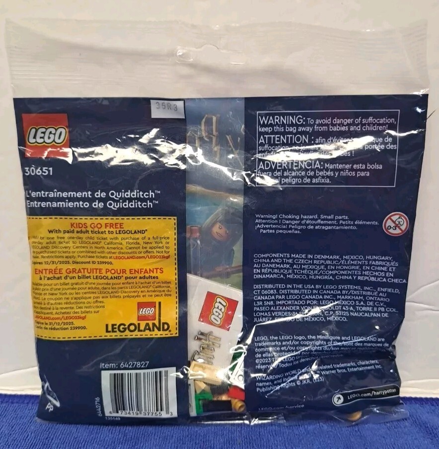 Lego 30651 Harry Potter Quidditch Practice 55 Pieces New Gift Stocking ...