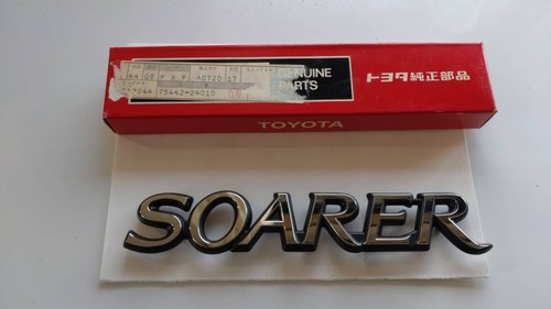 Toyota 10 Soarer Emblem Badge w/Box Rare Old Car TOYOTA SOARER JDM | eBay