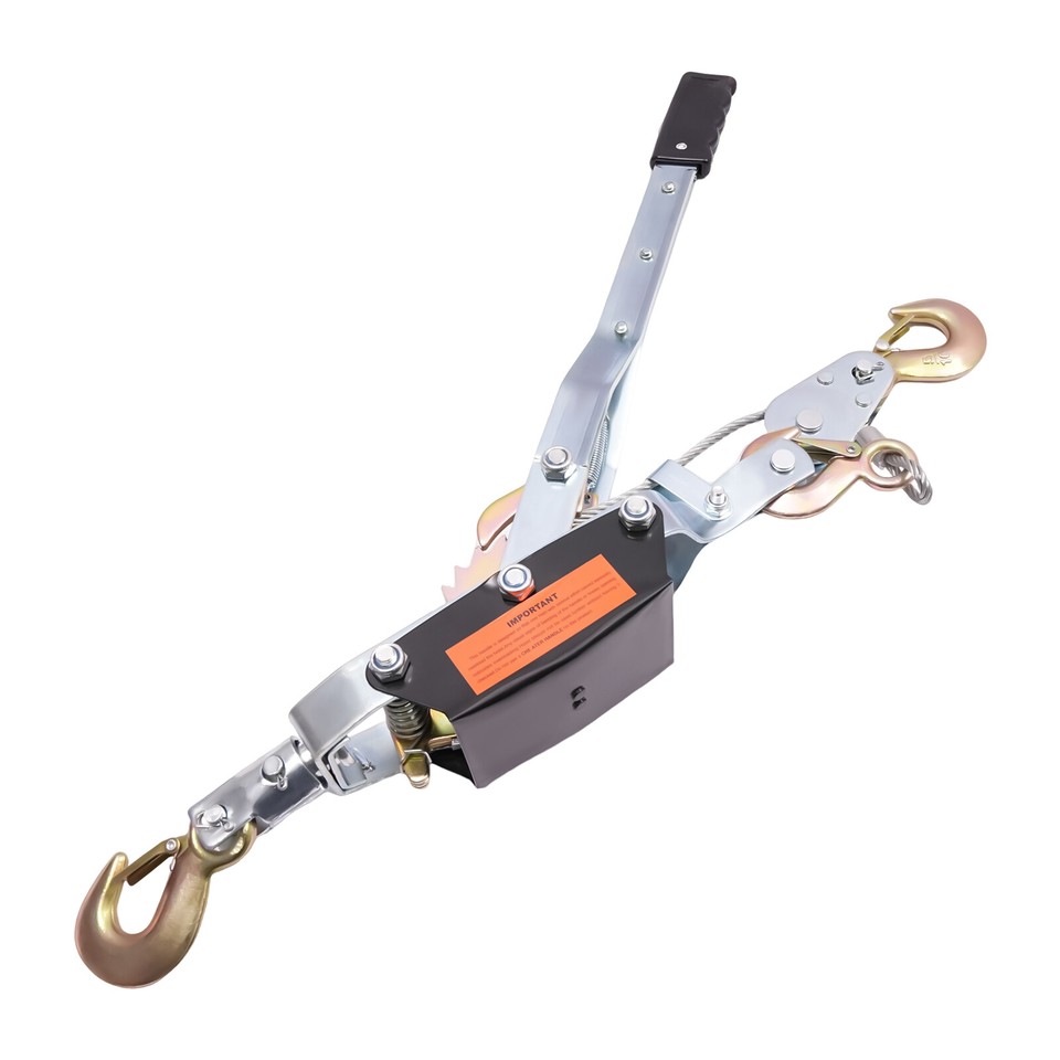 5 Ton Hand Puller Heavy Duty Winch Pull Hoist Come Along Cable 3 Hooks ...
