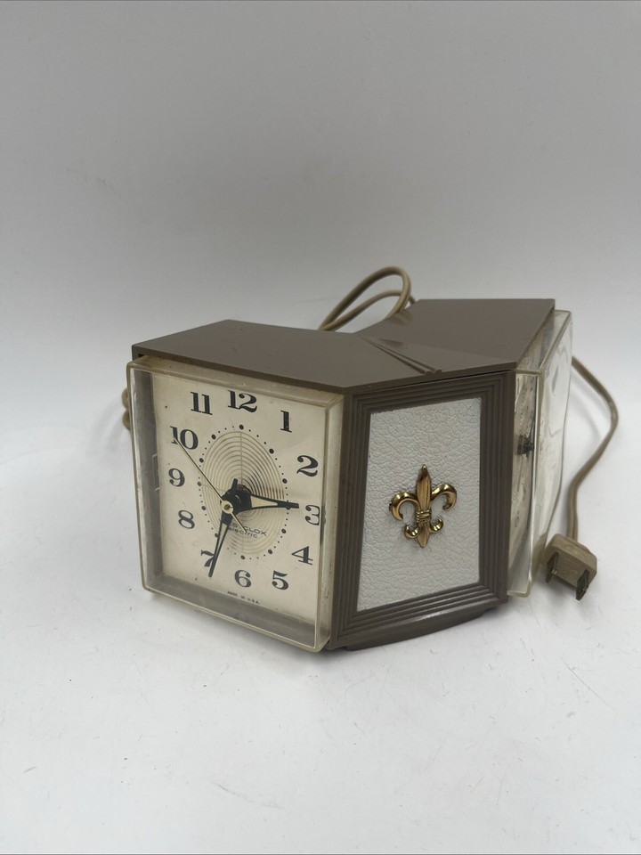 Retro Rare Twin Face Westclox Elecric Alarm Clocks Vintage MCM Electric ...