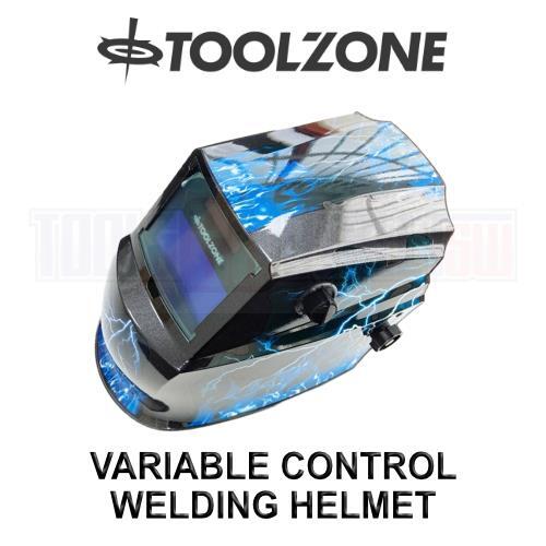 Toolzone Welding Helmet Lightning Design Variable Control Grinding Mode WH048 | eBay