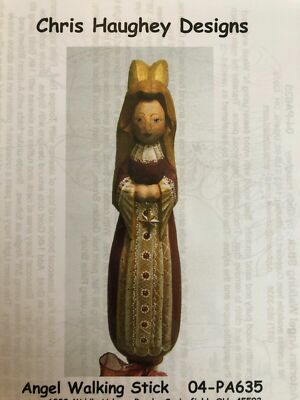 Vintage Tole Painting Pattern Packet: Angel Walking Stick by Chris ...