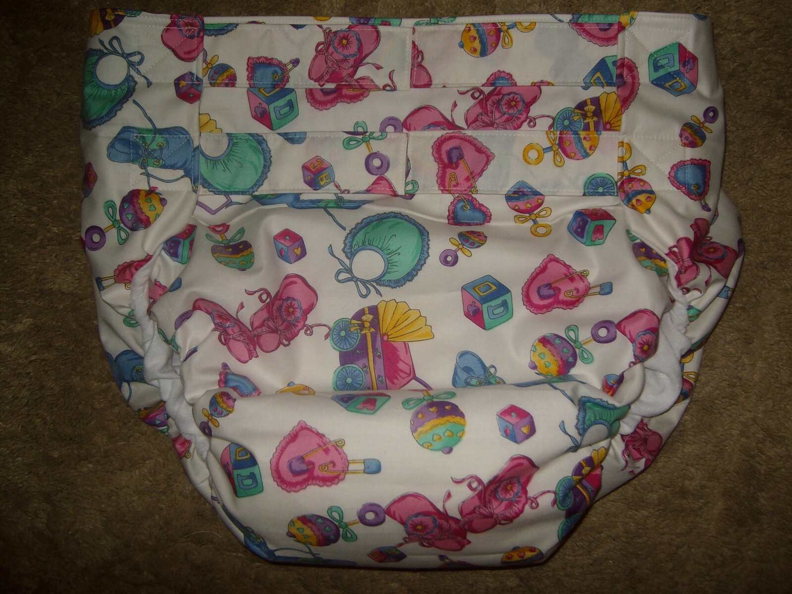 Dependeco All In One cloth adult diaper S/M/L/XL (Vintage nursery ...