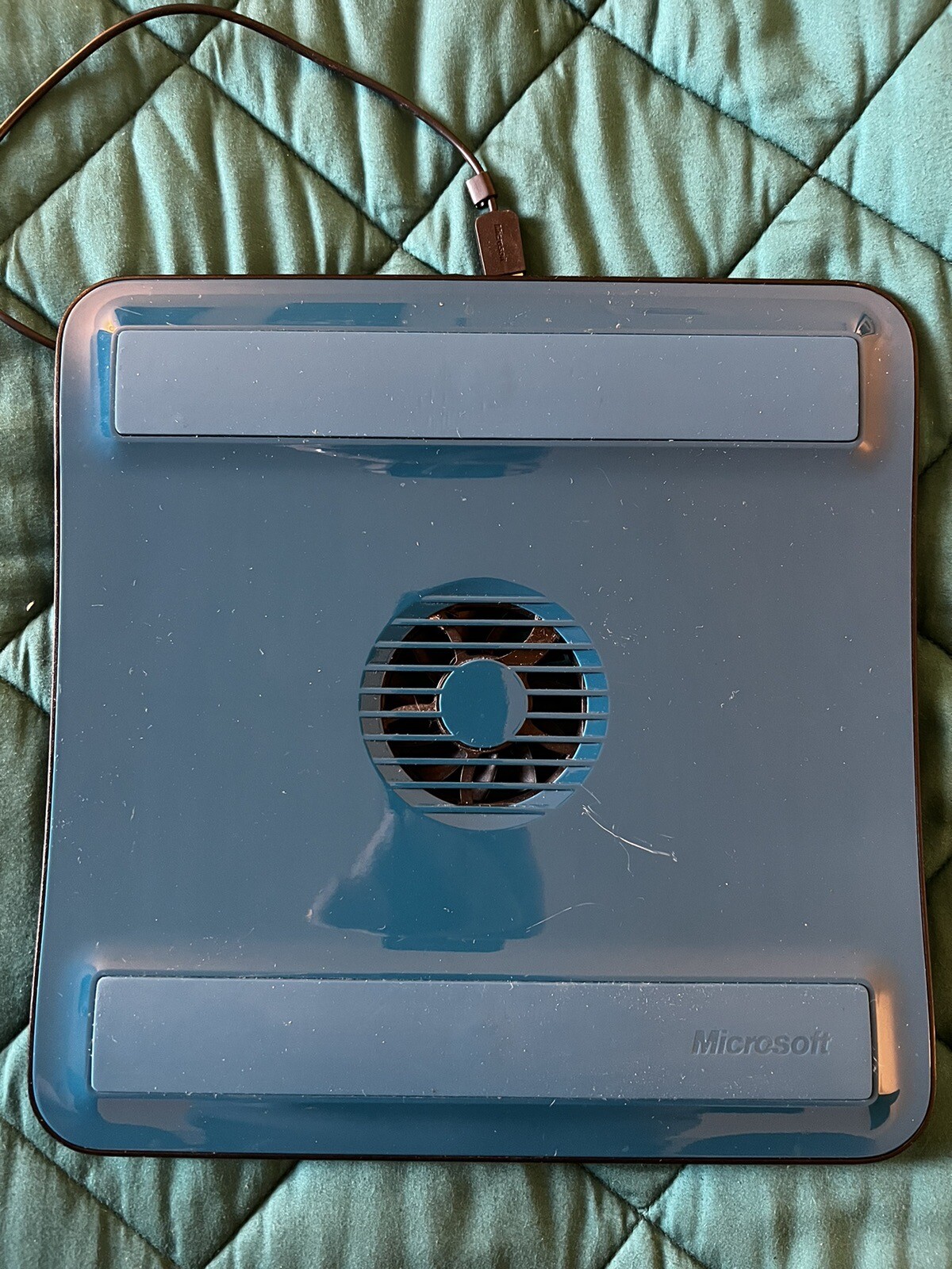 Microsoft Notebook Cooling Base Fan 12" x 1.5" x 13" Model 1388 -Black ...