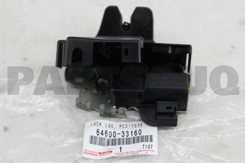 6460033160 Genuine Toyota LOCK ASSY, LUGGAGE COMPARTMENT DOOR 64600 ...