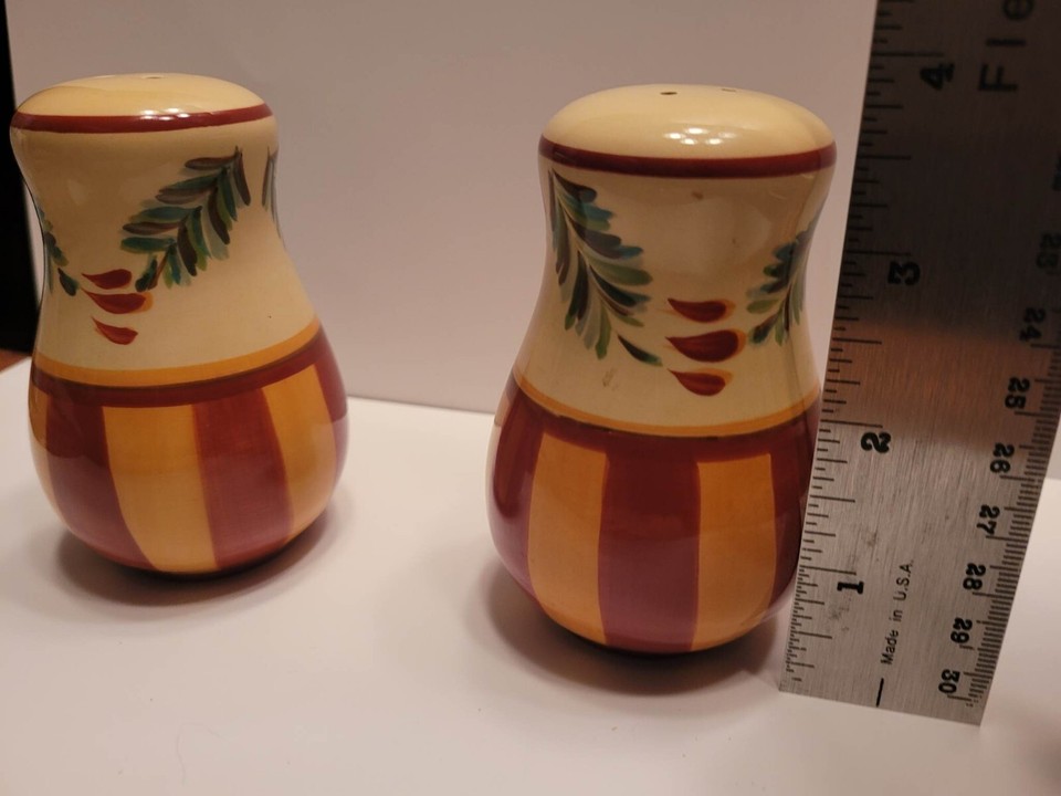 Southern Living at Home Gail Pittman Siena Salt & Pepper Shakers. | eBay