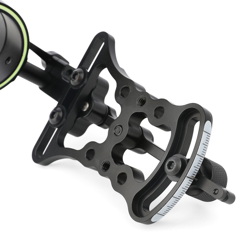 1 Pin Compound Bow Sight Archery Hunting Single Pin 0.019" Adjustable ...
