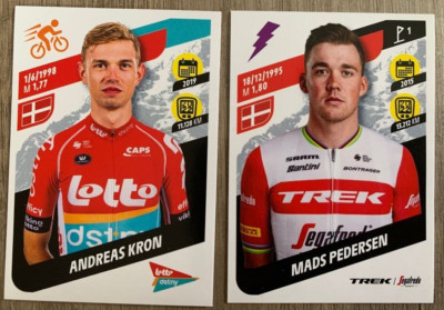 Mads PERDERSEN Andreas KRON CYCLISME Cycling Sticker Panini Tour De ...