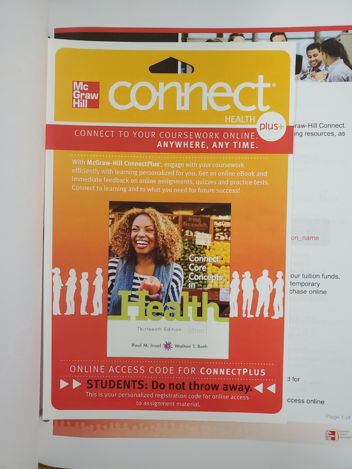 Connect Core Concepts In Health Paul Insel Pdf