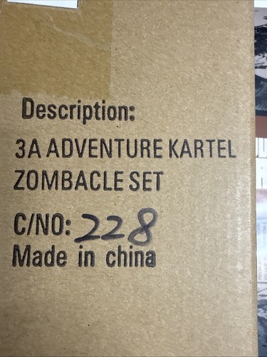 Threea 3a Ashley Wood Zombacle Set Adventure Kartel Ak Assorted 9 Pack ...