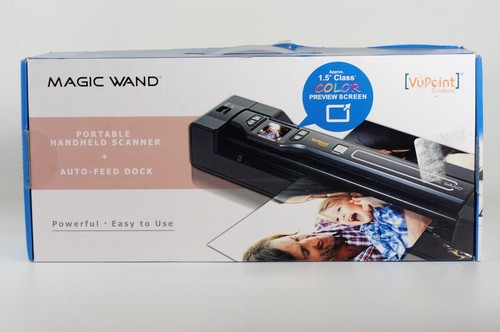 VuPoint Magic Wand Portable Handheld Scanner USB Auto-Feed Dock 1050 ...