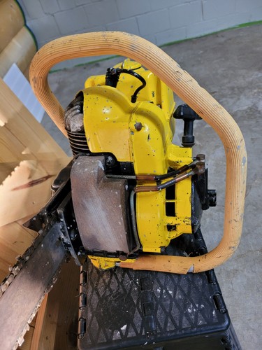 Vintage PARTNER R11 Chainsaw Chain Saw with Bar R12 Muscle 90CC Cabin ...