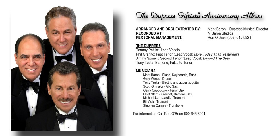The Duprees-50th Anniversary Album | eBay