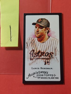 2008 Topps Allen and Ginter Mini Black #270 Lance Berkman, cd1 | eBay