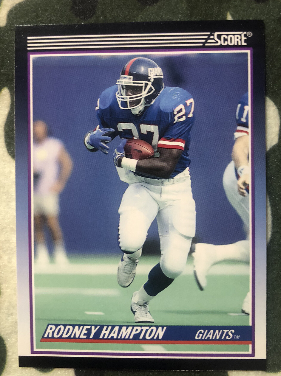 1990 Score Supplemental Rodney Hampton RC New York Giants #71T | eBay