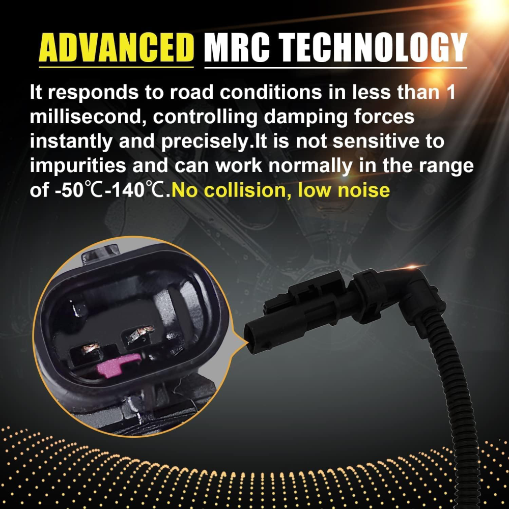 Rear Left&Right Shocks Absorber Assembly w/Megnetic MRC for 13-19 ...