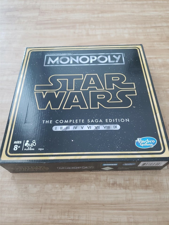 Star Wars Monopoly Game – The Complete Saga Edition- BOXES HAVE DEFECTS ...