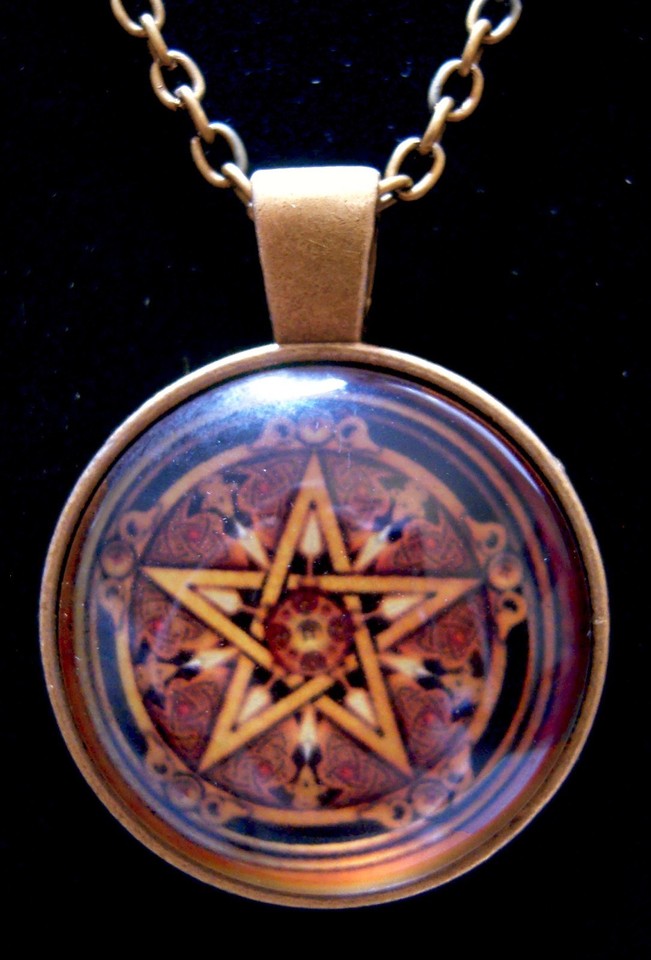 Pentagram Pentacle Celtic Pendant Protection Wicca Druid Pagan 18-19 ...