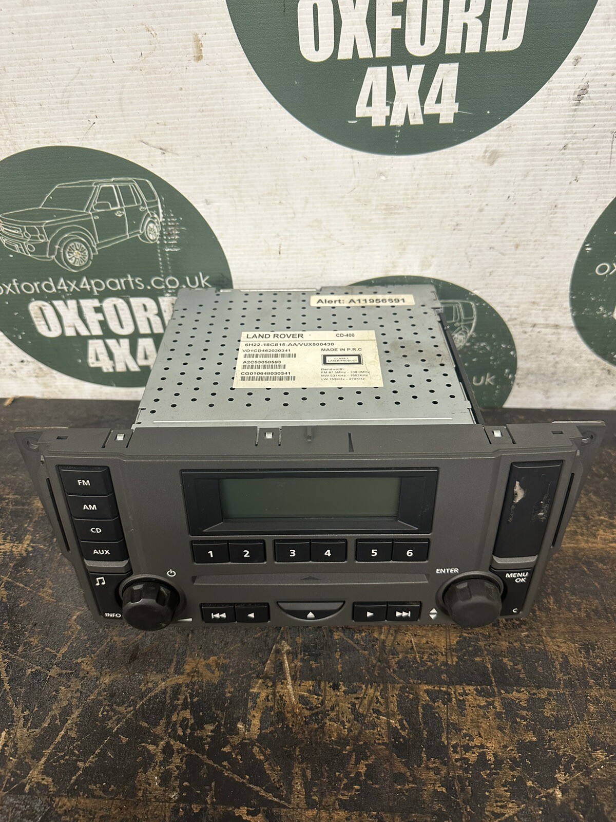 LAND ROVER DISCOVERY 3 RADIO SINGLE CD PLAYER MP3 STEREO VUX500430 for ...