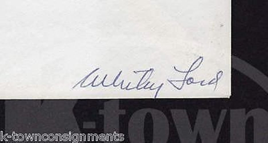 Whitey Ford New York Yankees Baseball Player Autograph Signed HoF Mail ...