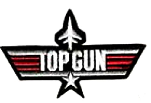 TOPGUN TOP GUN MOVIE USN F-14 TOMCAT MOVIE BADGE INSIGNIA iron-on PATCH ...