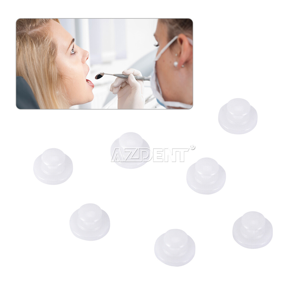 Orthodontic Buttons 10-Pack Dental Orthodontic Lingual Buttons – Round ...