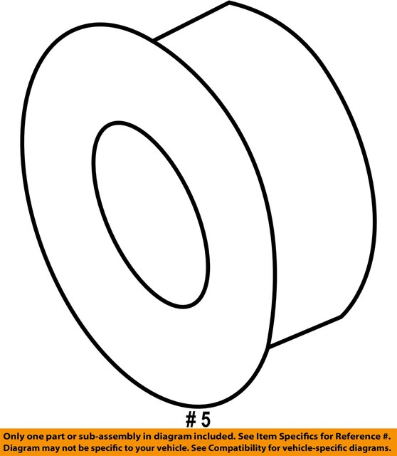 Ford OEM 17-18 F-350 Super Duty-headlamp Assembly Grommet W718524S300 ...